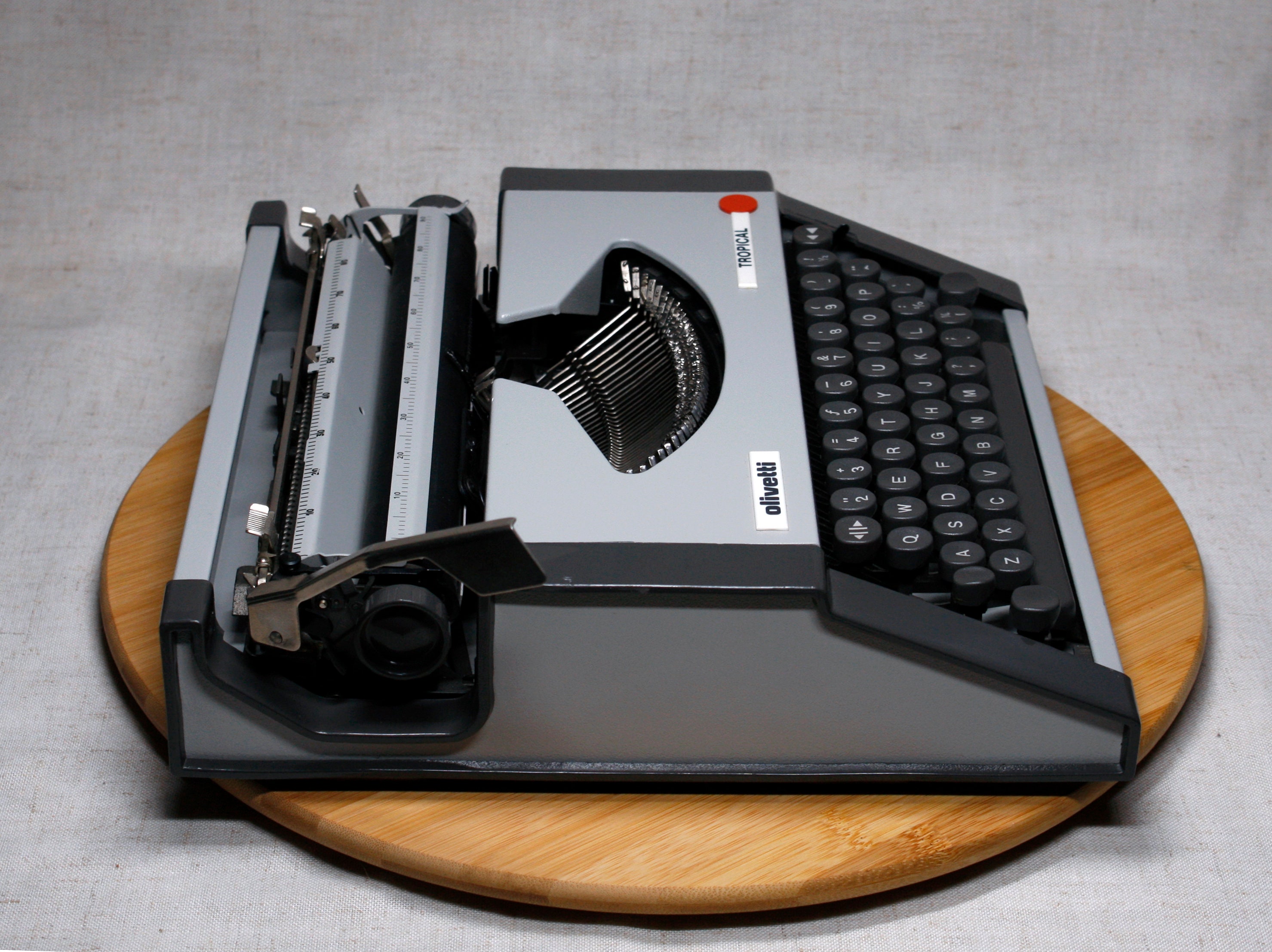 Olivetti Tropical Grey Vintage Portable Typewriter With Case - Etsy