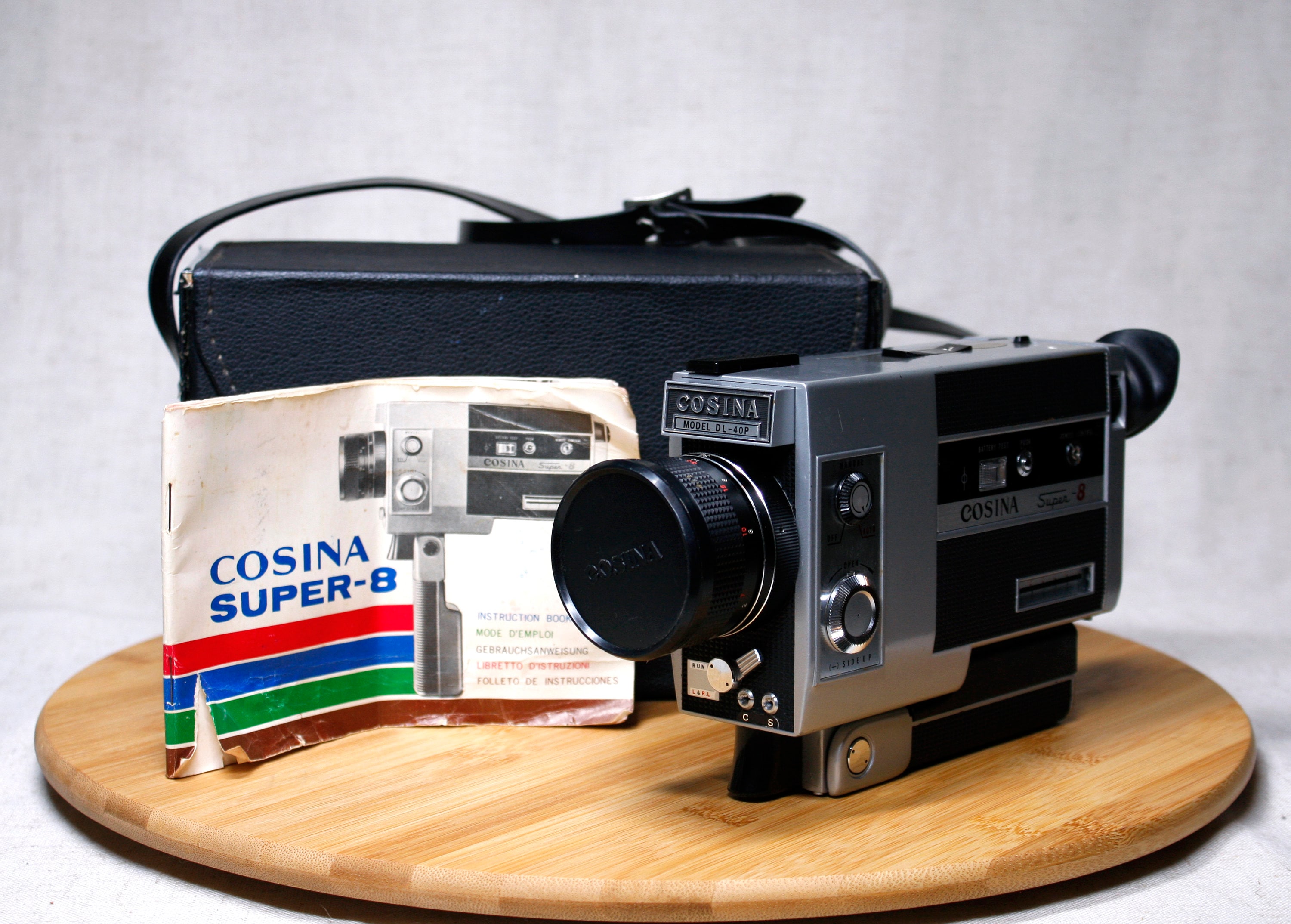 Cosina Model Dl-40p Super 8 Vintage Camera 8mm Film With Case | Etsy