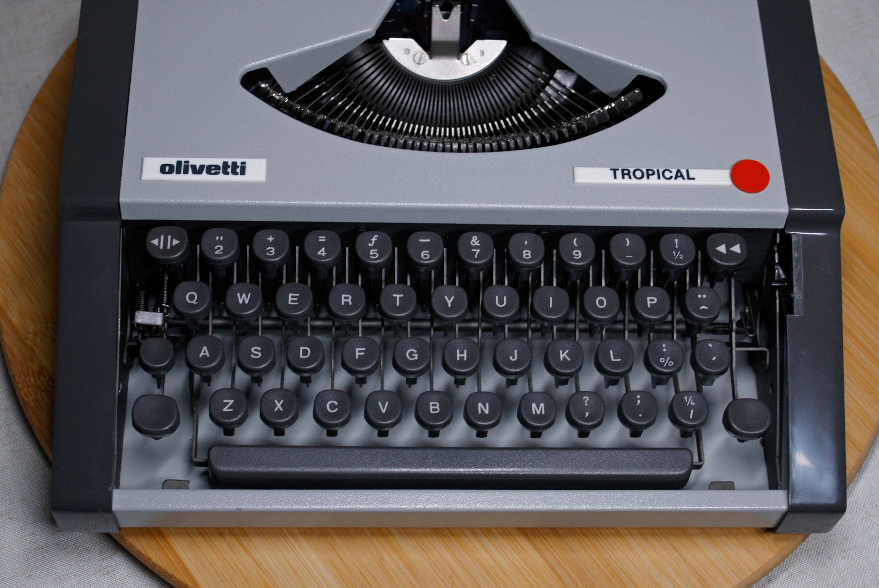 Olivetti Tropical Grey Vintage Portable Typewriter With Case - Etsy