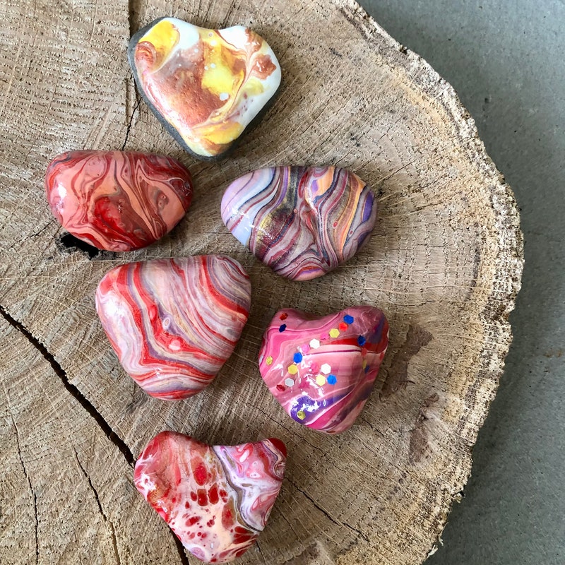 Heart Shaped Rocks - Etsy