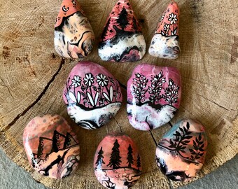 Pour Painted Rocks | Etsy