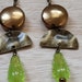 Aztec Lime Earrings Ancient Mexican Earrings W/ Brass Coin and ...