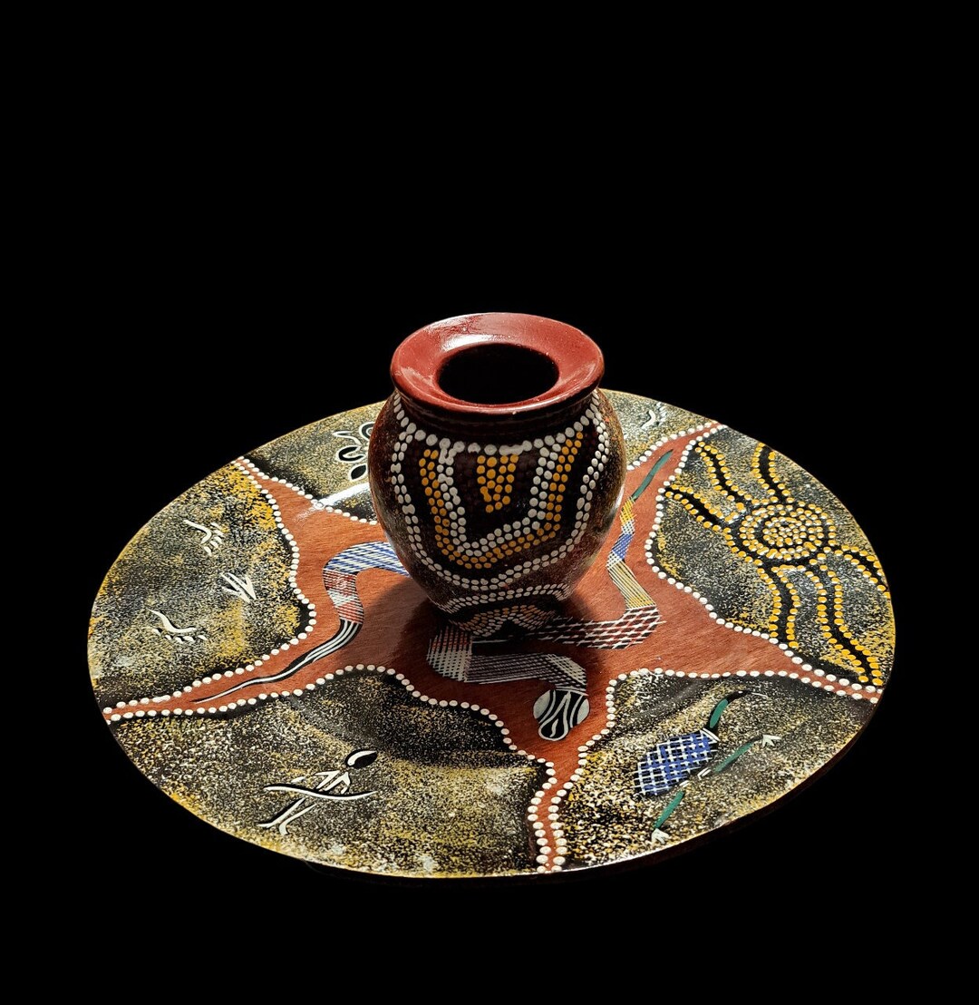 Beautiful Australian Carved Wood Yorta-yorta Tribe Vintage Victoria ...