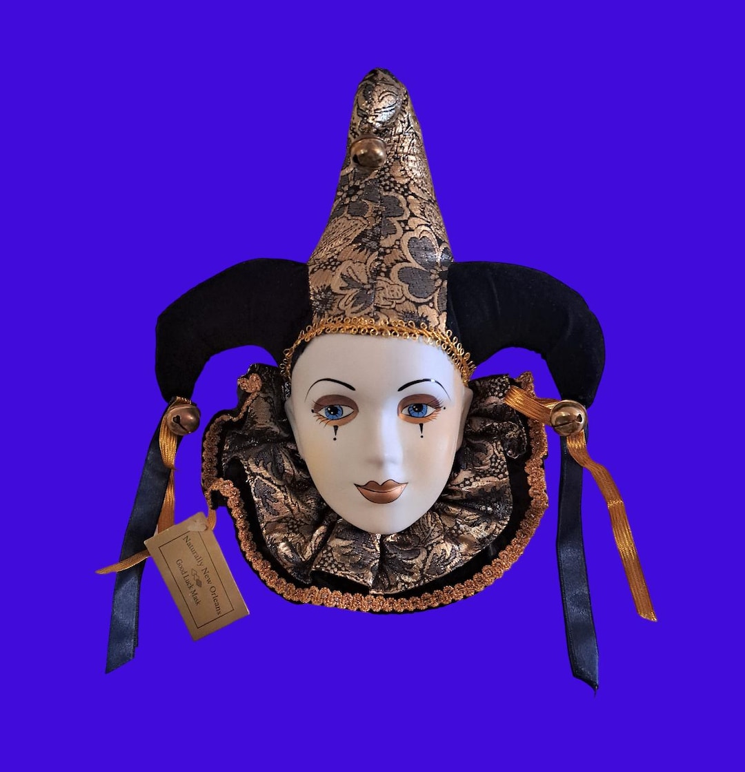 Gorgeous Naturally New Orleans- Good Luck Decorative Mask - Etsy