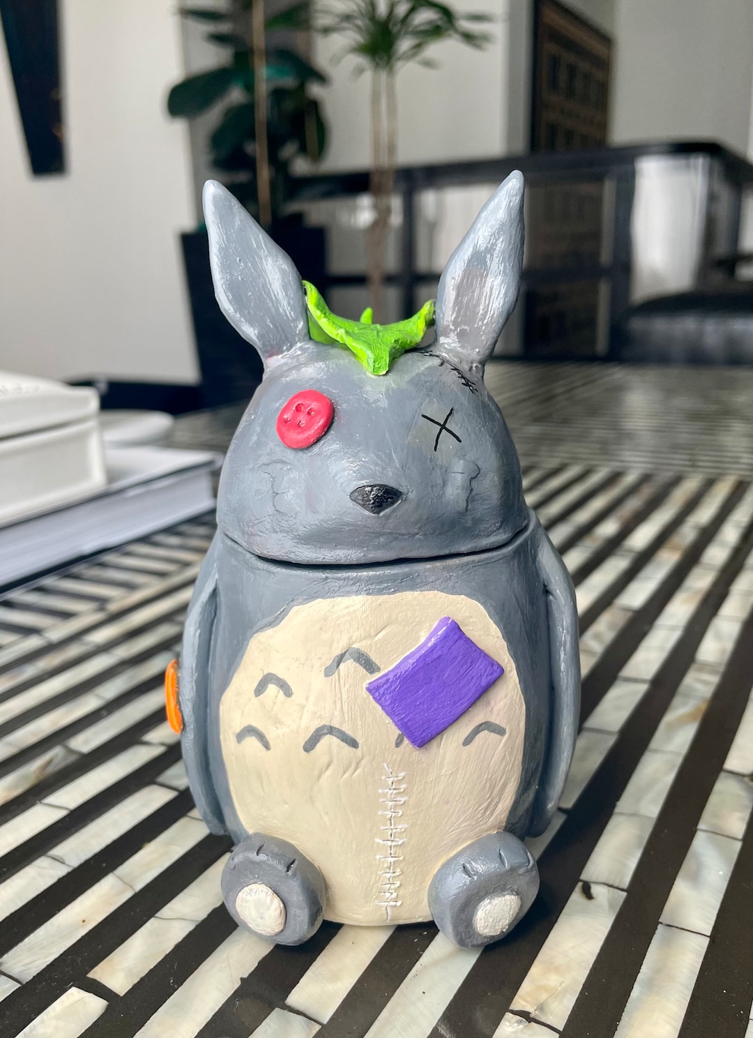 Handmade Studio Ghibli Totoro Ceramic Jar - Functional and Adorable ...