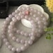 10mm Glossy Pink Jadeite Jade Bead Bracelet Necklace - Etsy