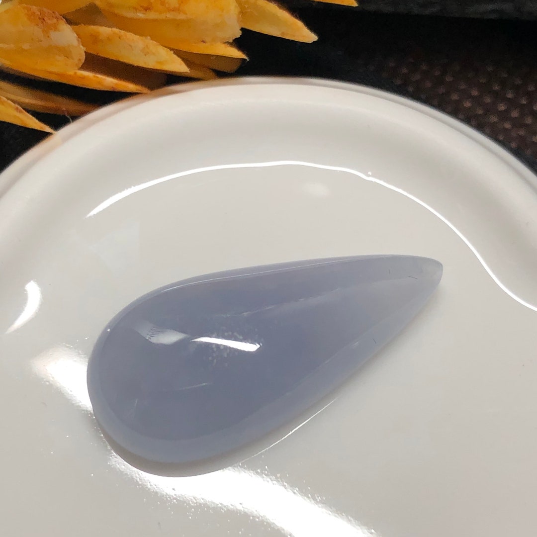 Grade A Lavender Water Drop Jadeite Jade Gemstone Pendant Customization ...