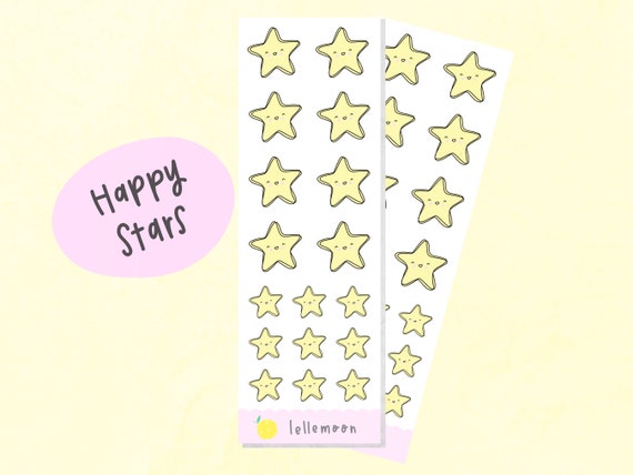 Star Sticker Sheet | Etsy