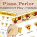 Pizza Parlor Printable, Imaginative Play, Pretend Play, Kids, PDF ...