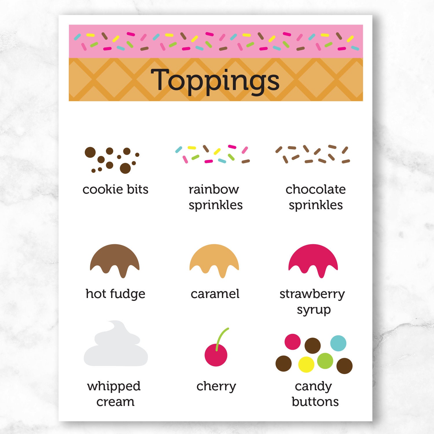 Ice Cream Shop Printable, Imaginative Play, Pretend Play, Kids, PDF ...