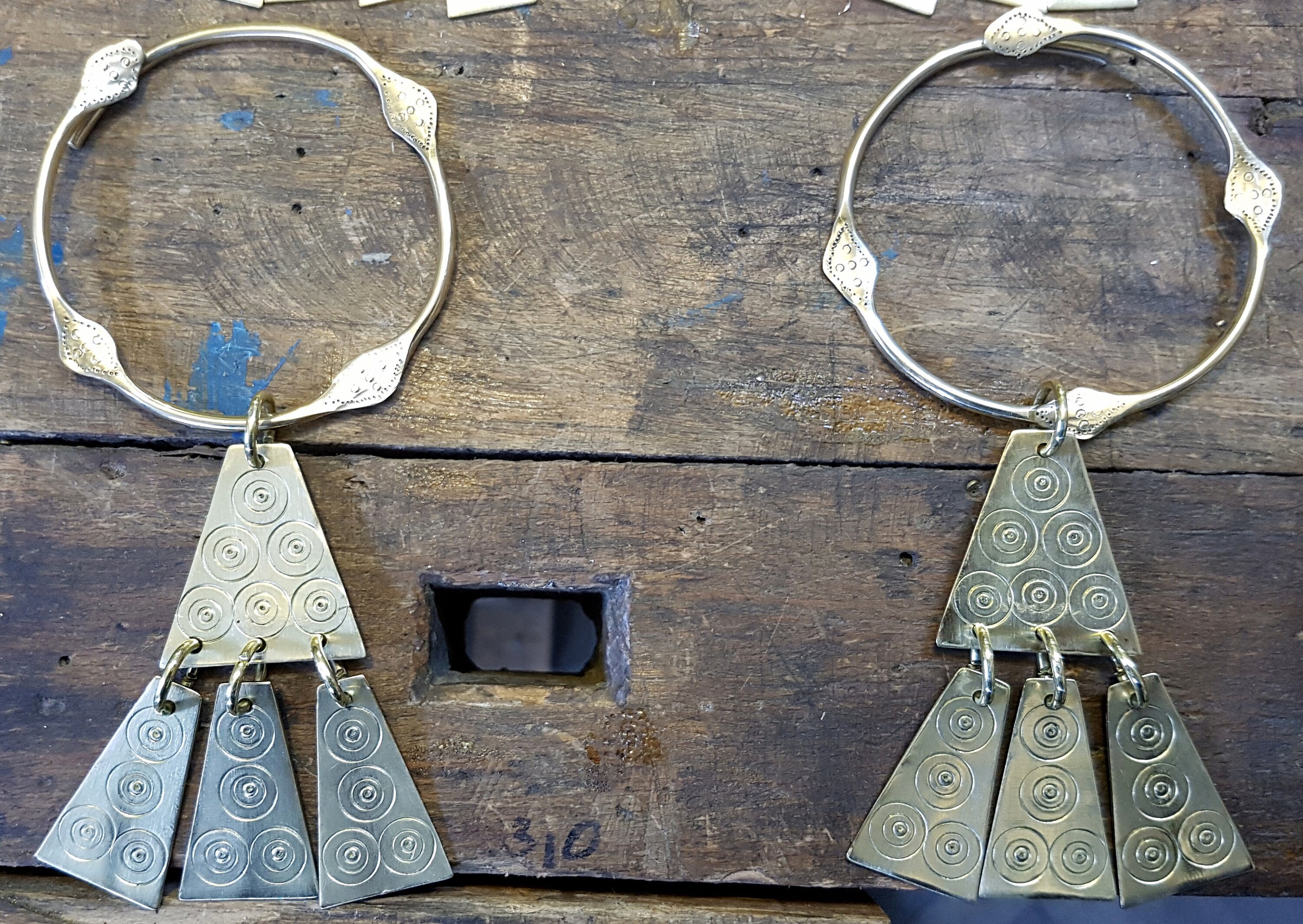 Viking Rus Novgorod Temple Rings With Pendants - Etsy