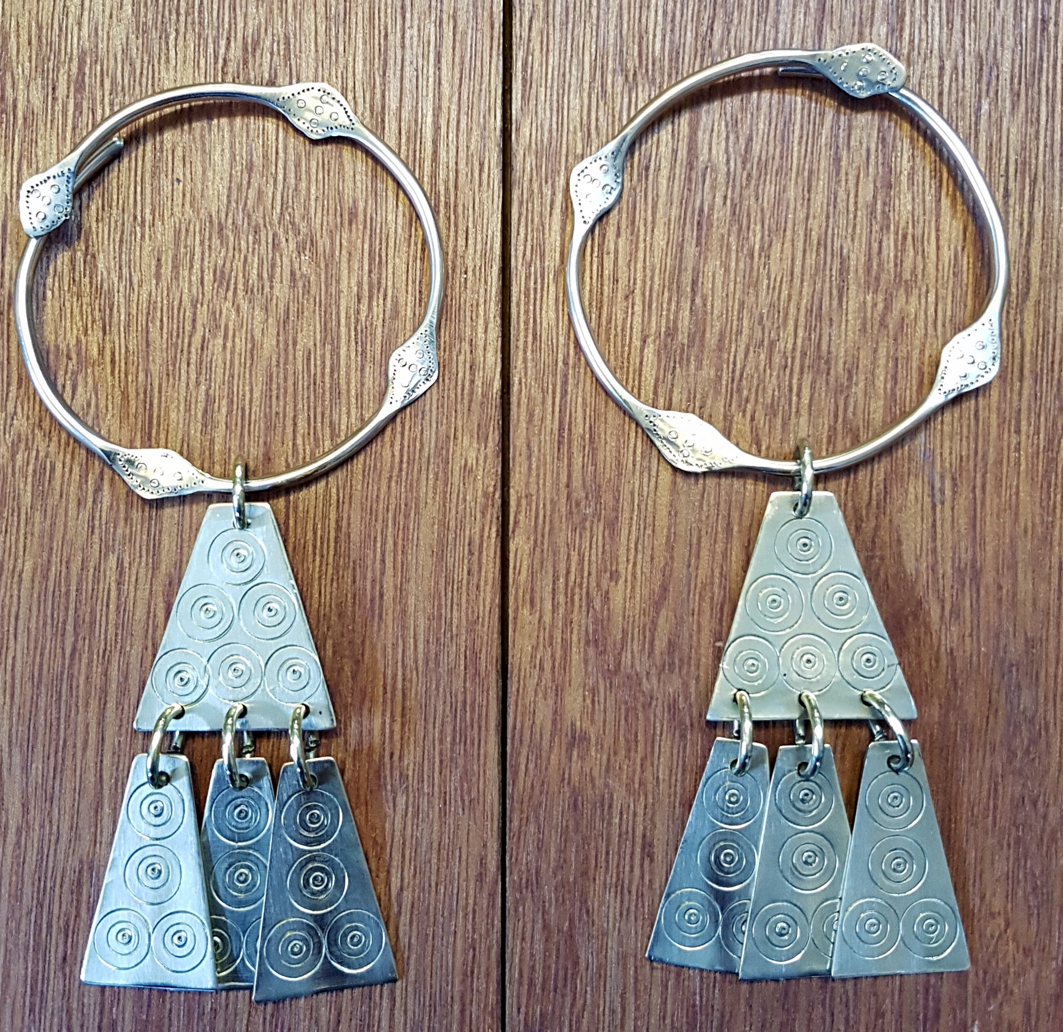 Viking Rus Novgorod Temple Rings With Pendants - Etsy