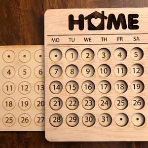 Lifetime Calendar | Wooden Perpetual Calendar | Forever Calendar ...