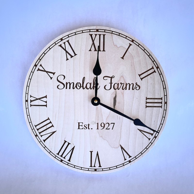 Farmhouse Clock - Etsy