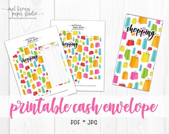 Printable Cash Envelope System Tracker Log INSTANT DOWNLOAD Printable ...