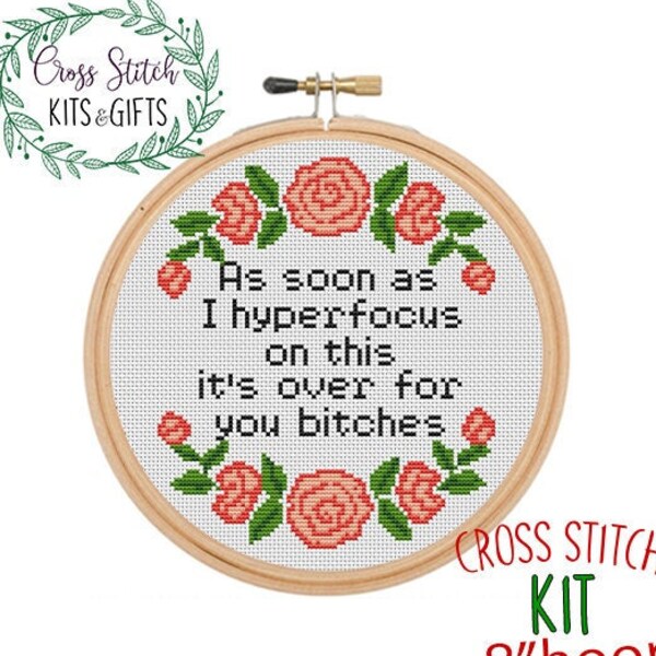 Rude Cross Stitch - Etsy