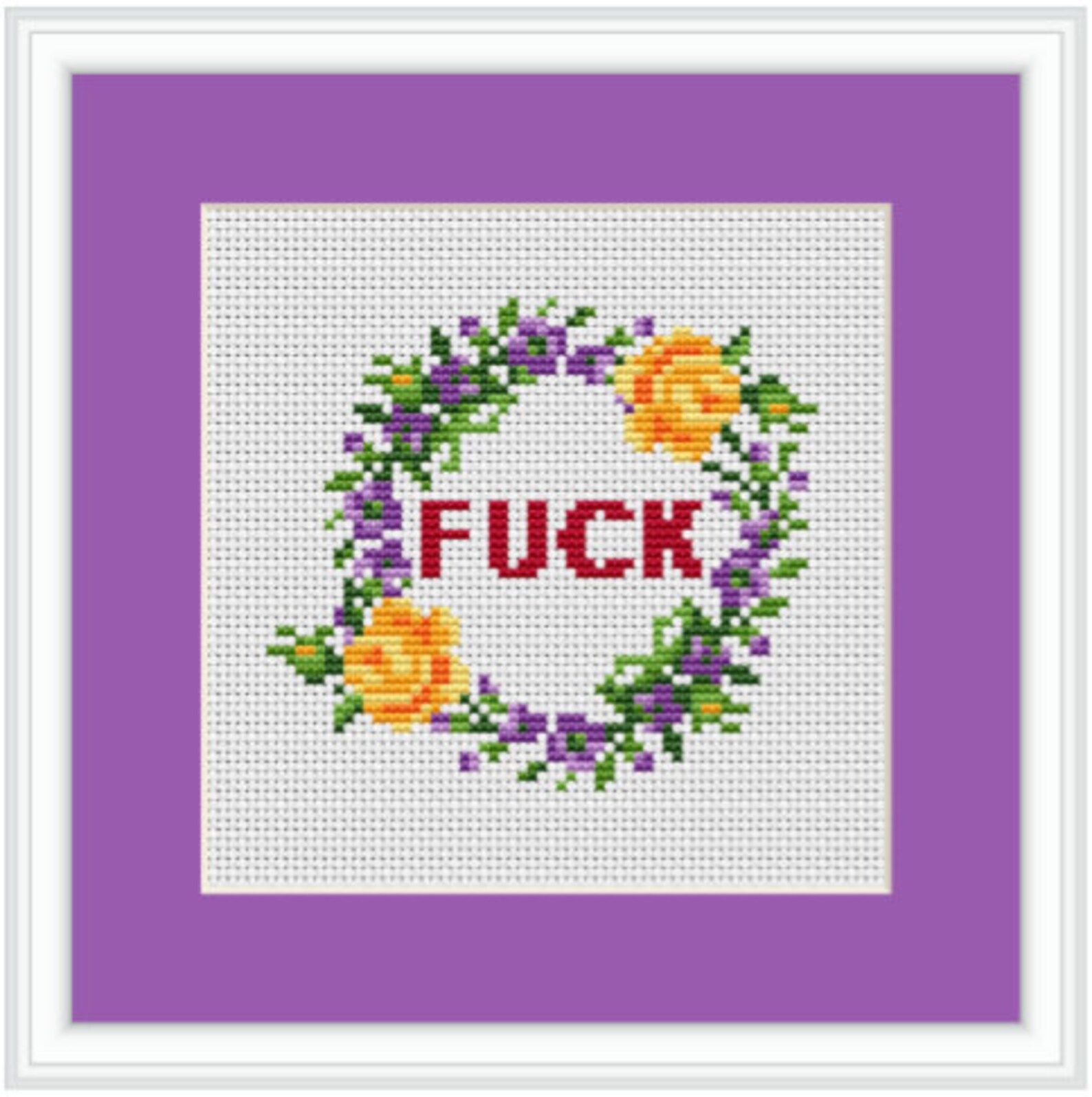 Starter Cross Stitch for Beginners. Adult Cross Stitch Kit. | Etsy