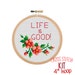 Life is Good. Starter Kit for Beginners. Cross Stitch Beginner - Etsy