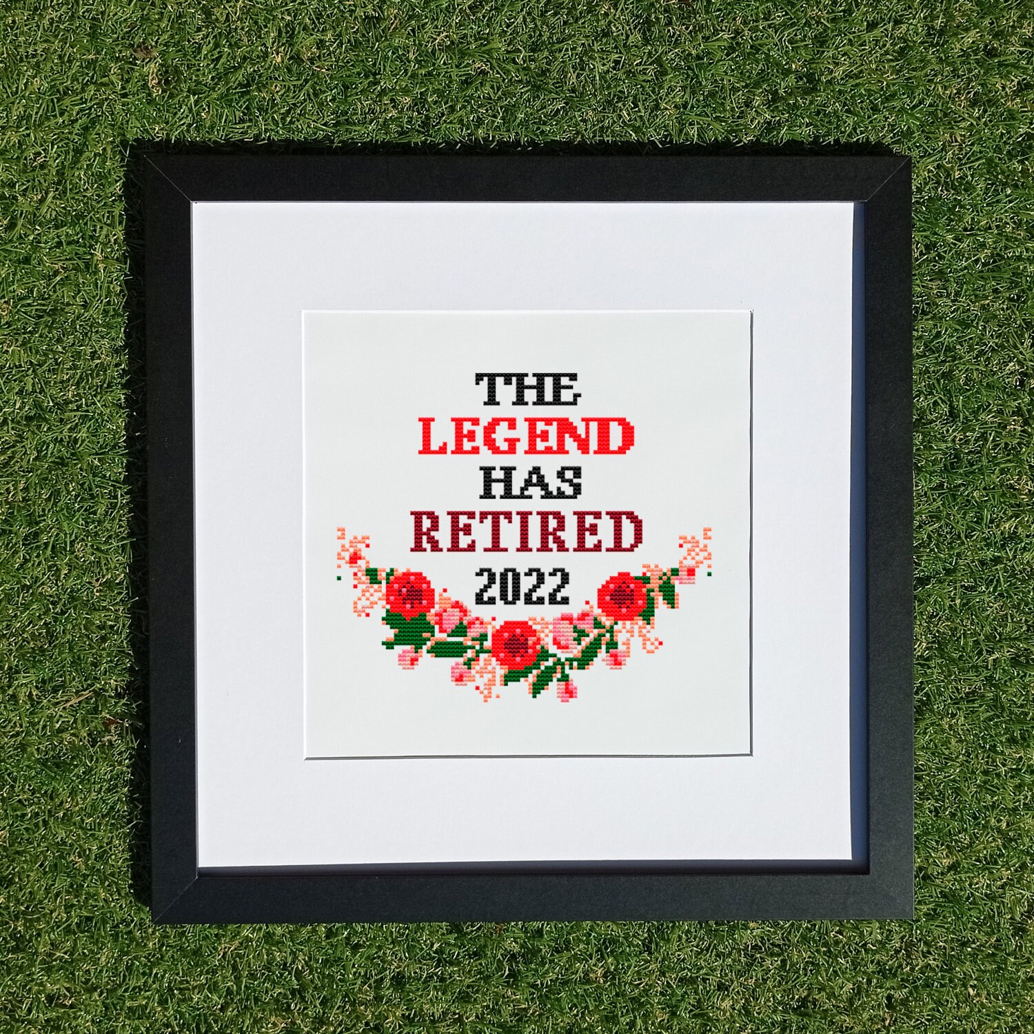 The Legend Has Retired Wall Art. Printed Framed Design. Wall - Etsy