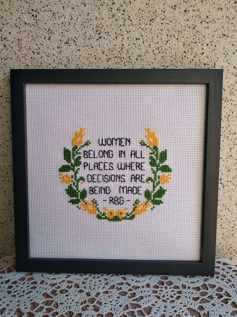 Finished Framed Cross Stitch. Completed Cross Stitch Design. | Etsy