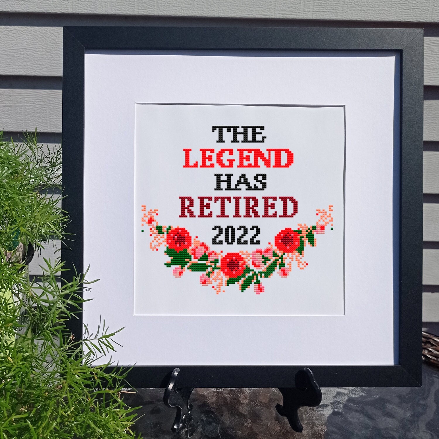 The Legend Has Retired Wall Art. Printed Framed Design. Wall - Etsy