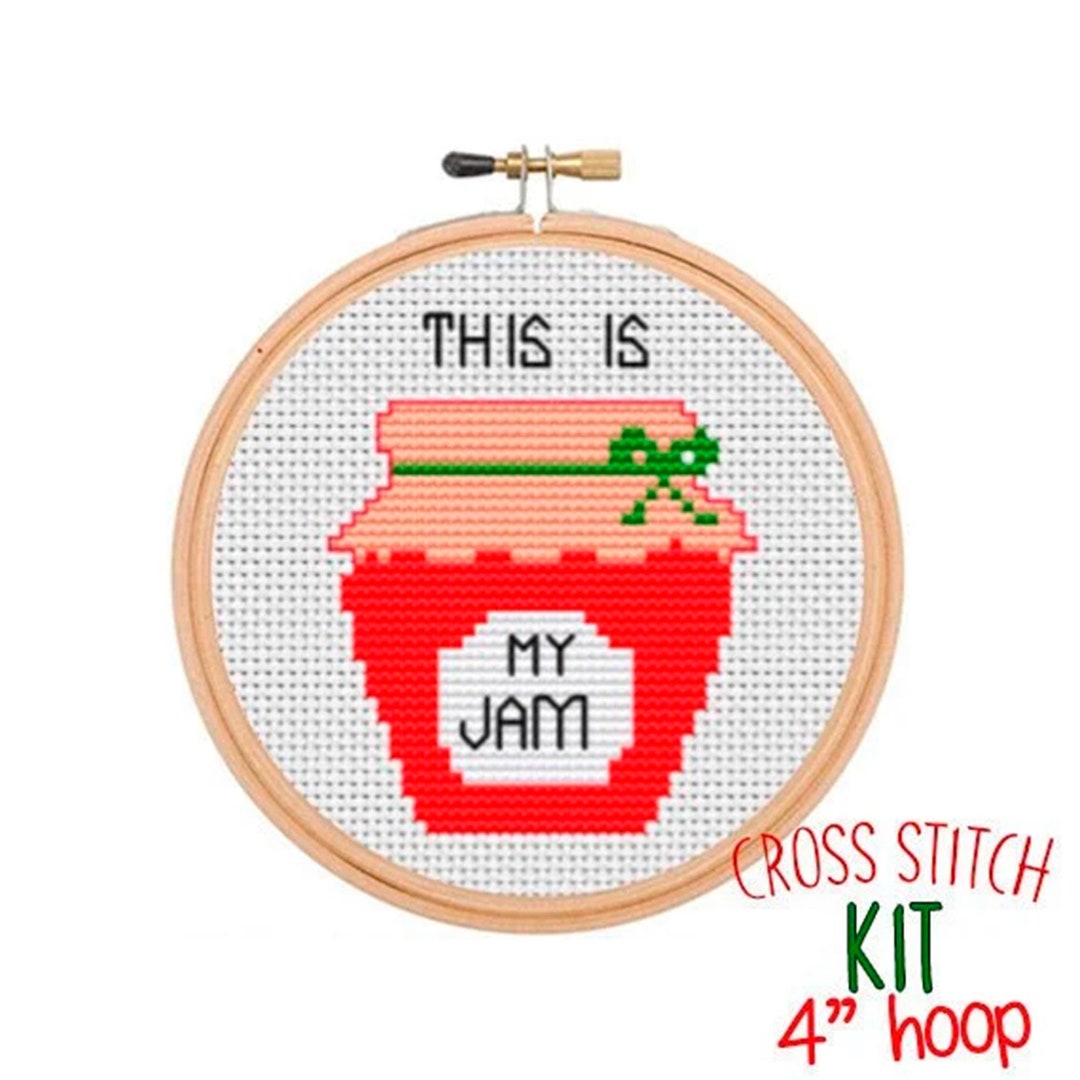 This is My Jam. Starter Kit for Beginners. Jam Cross Stitch Beginner ...