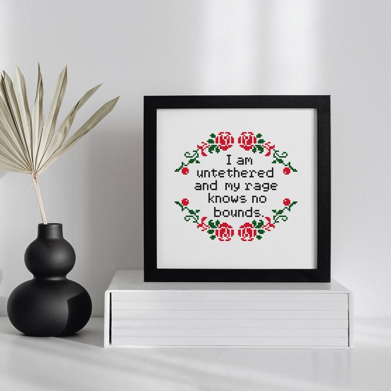 I Am Untethered and My Rage Knows No Bounds. Wall Art Decor. - Etsy