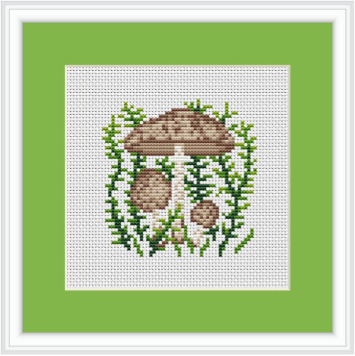 Set of Four Mushrooms Cross Stitch Patterns. Mushrooms - Etsy