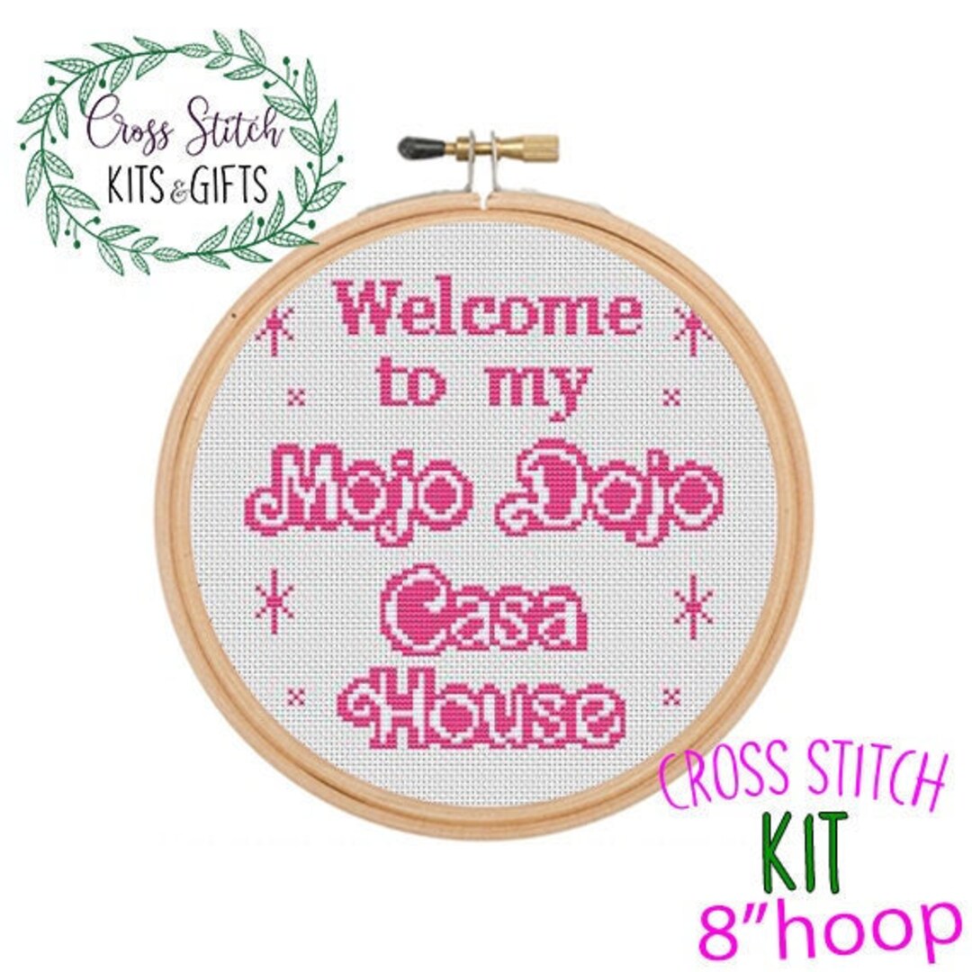 Welcome to My Mojo Dojo Casa House. Barbie Inspired Cross Stitch ...