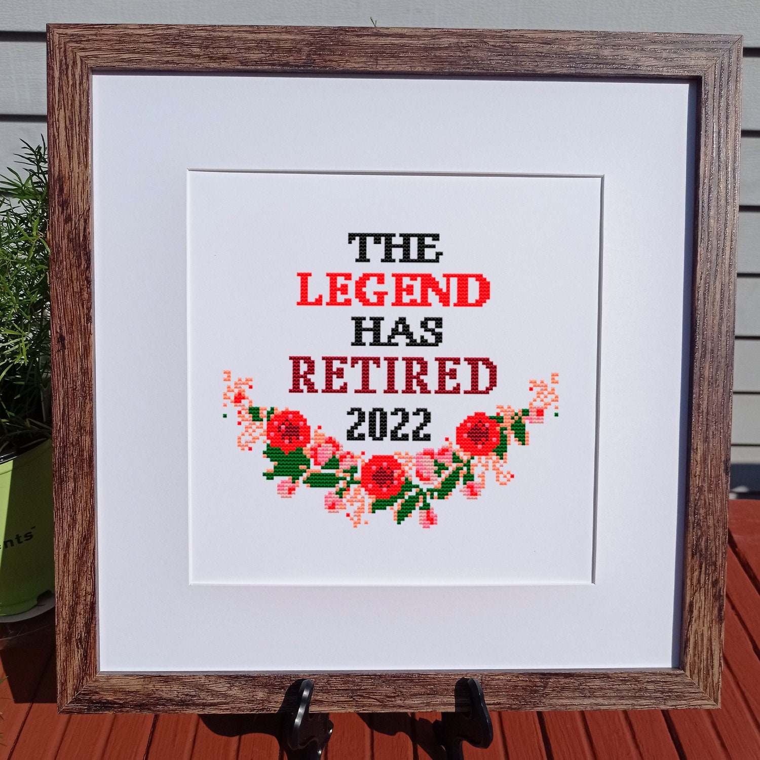 The Legend Has Retired Wall Art. Printed Framed Design. Wall - Etsy