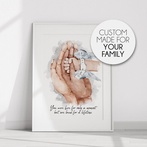 Angel Baby Memorial Keepsake Print Infant Loss Stillbirth - Etsy