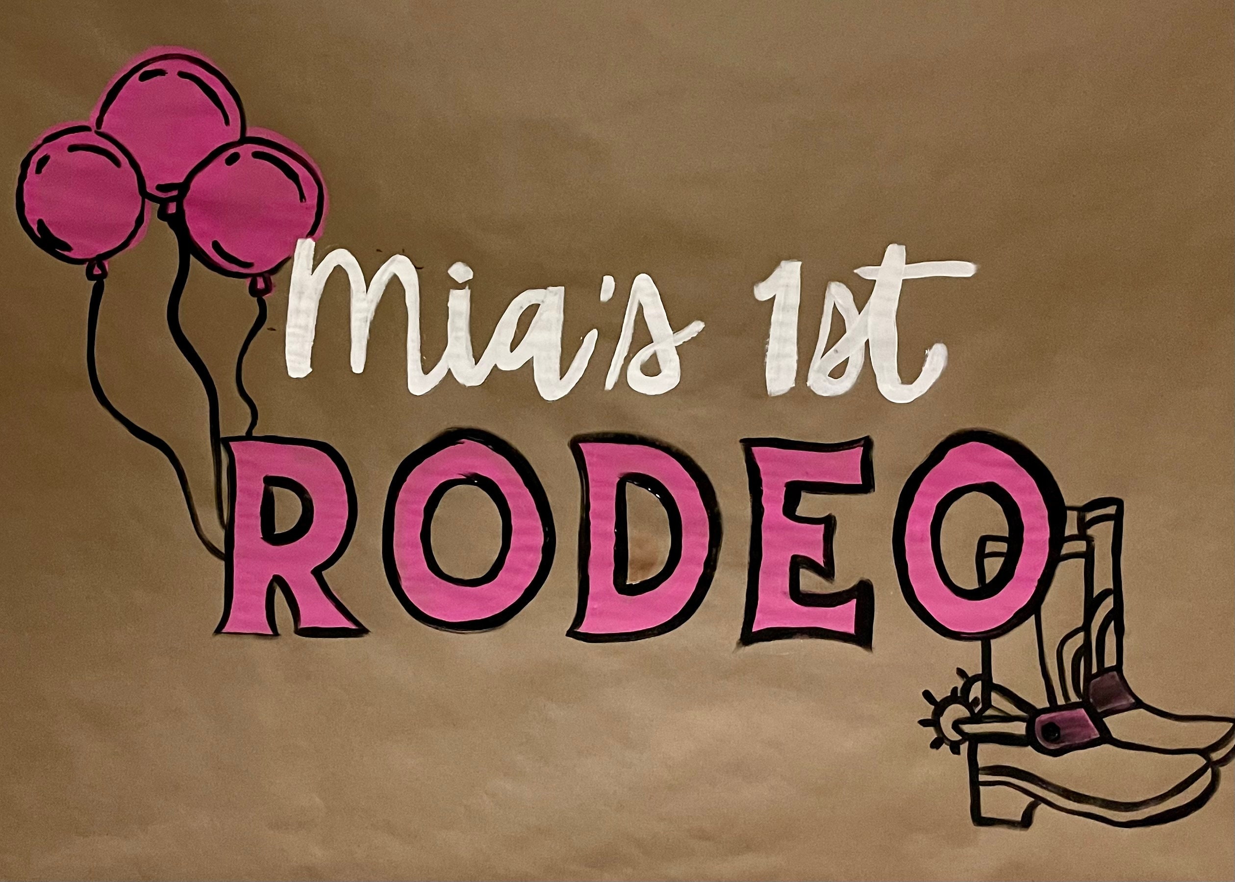 Custom Painted Banner for Birthday, Graduation, Engagement - Etsy