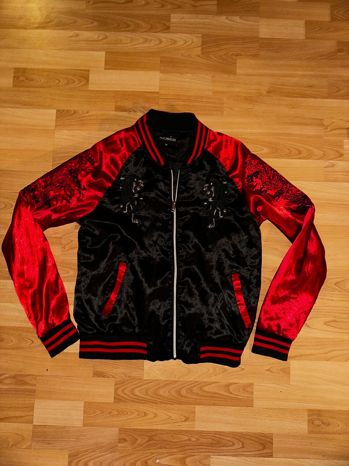 Rocawear Sukajan Bomber Jacket Y2K Streetwear Grail Dragon Tiger - Etsy