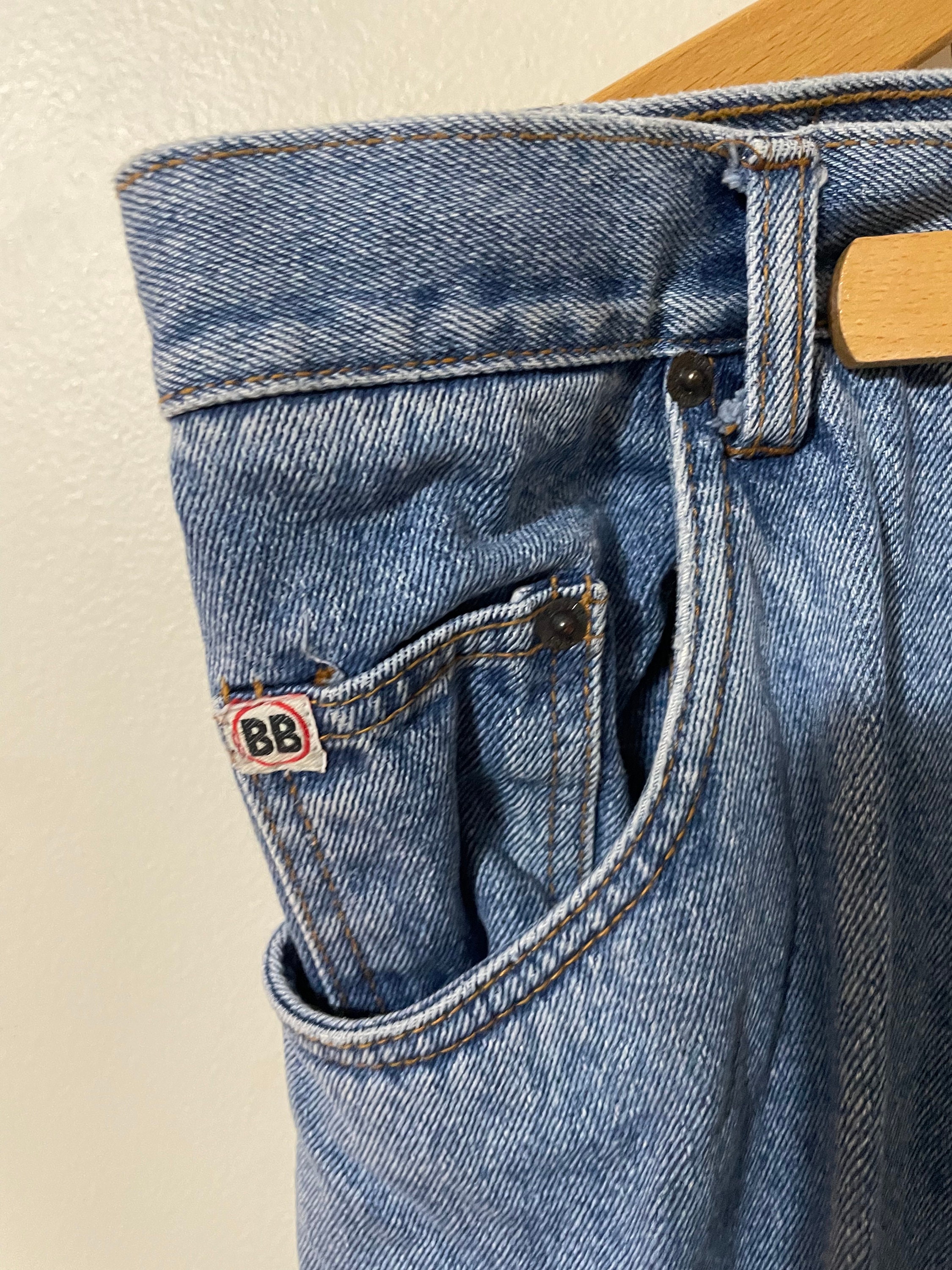 Vintage Bugle Boy Jeans 90s Stamp Pocket Denim - Etsy