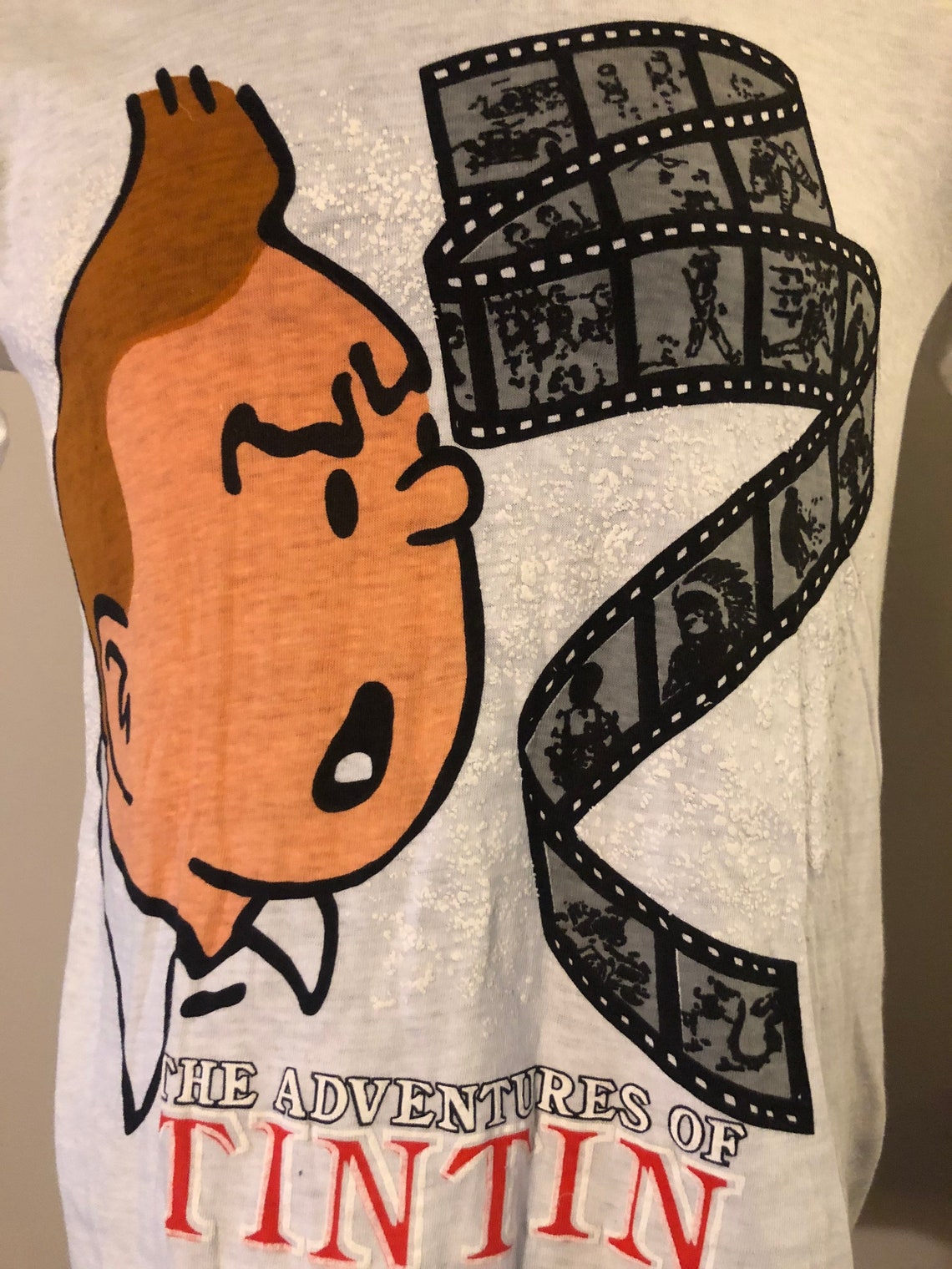 Vintage The Adventures of TinTin Shirt | Etsy