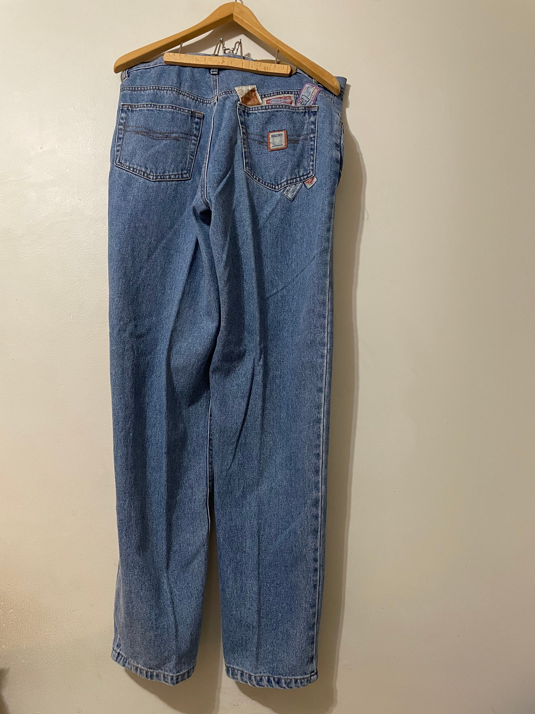 Vintage Bugle Boy Jeans 90s Stamp Pocket Denim - Etsy