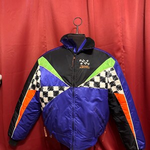 Vintage Team Arctic Cat Racing Jacket 90’s Neon Snowmobile Sledneck ...