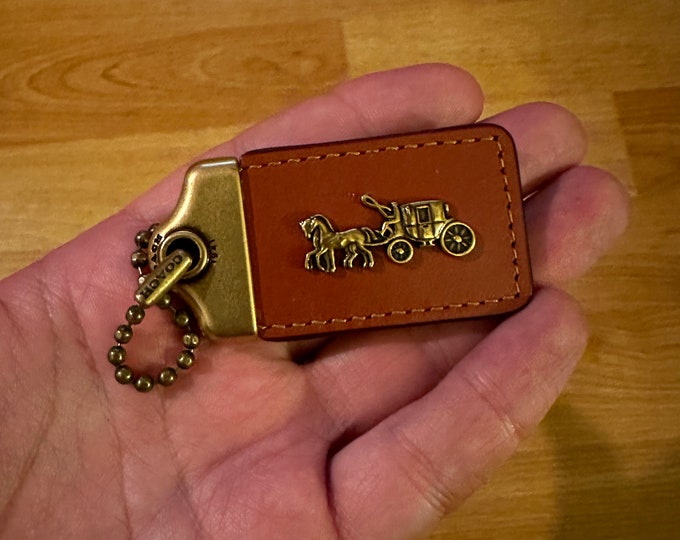 Vintage Coach 1941 Bag Hang Tag Keychain Designer Chic Accesories - Etsy