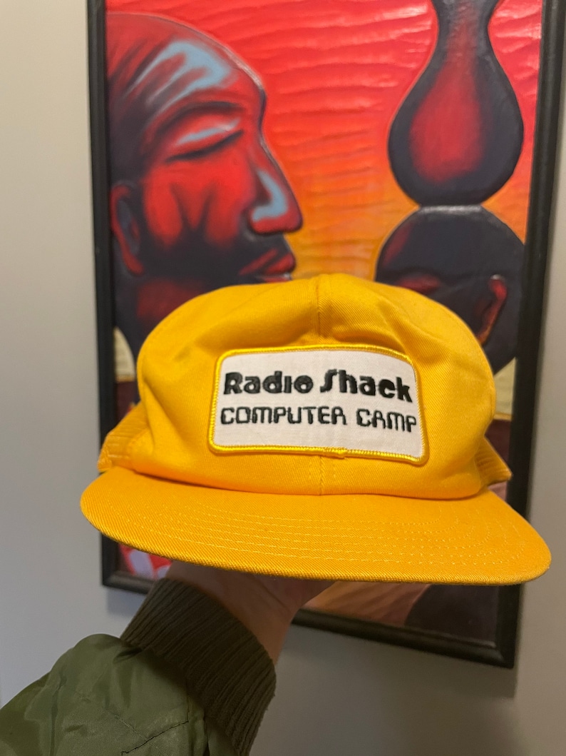 Vintage Radio Shack Hat 80s Computer Camp Snapback Patch Hat Crypto ...
