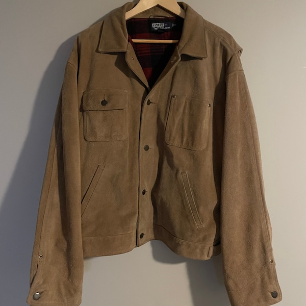 Polo Ralph Lauren Suede Jacket - Etsy