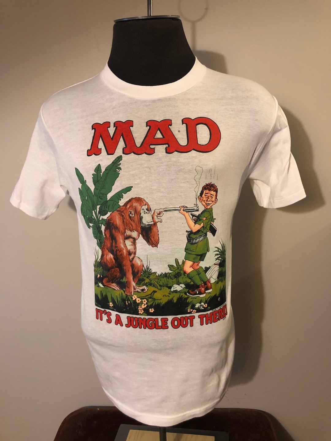 Vintage MAD Magazine Shirt It’s Like a Jungle Out There Cover - Etsy