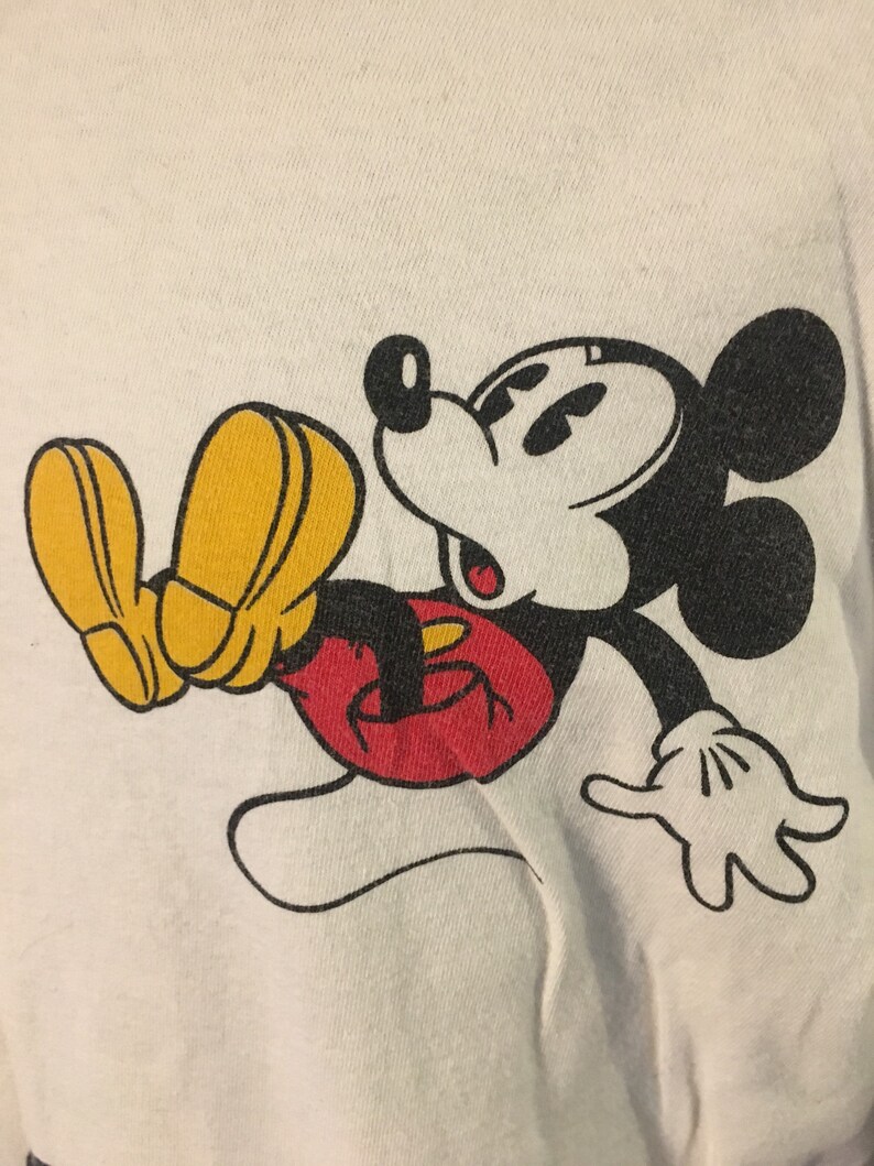 Vintage Mickey Mouse All Over Print Tshirt - Etsy