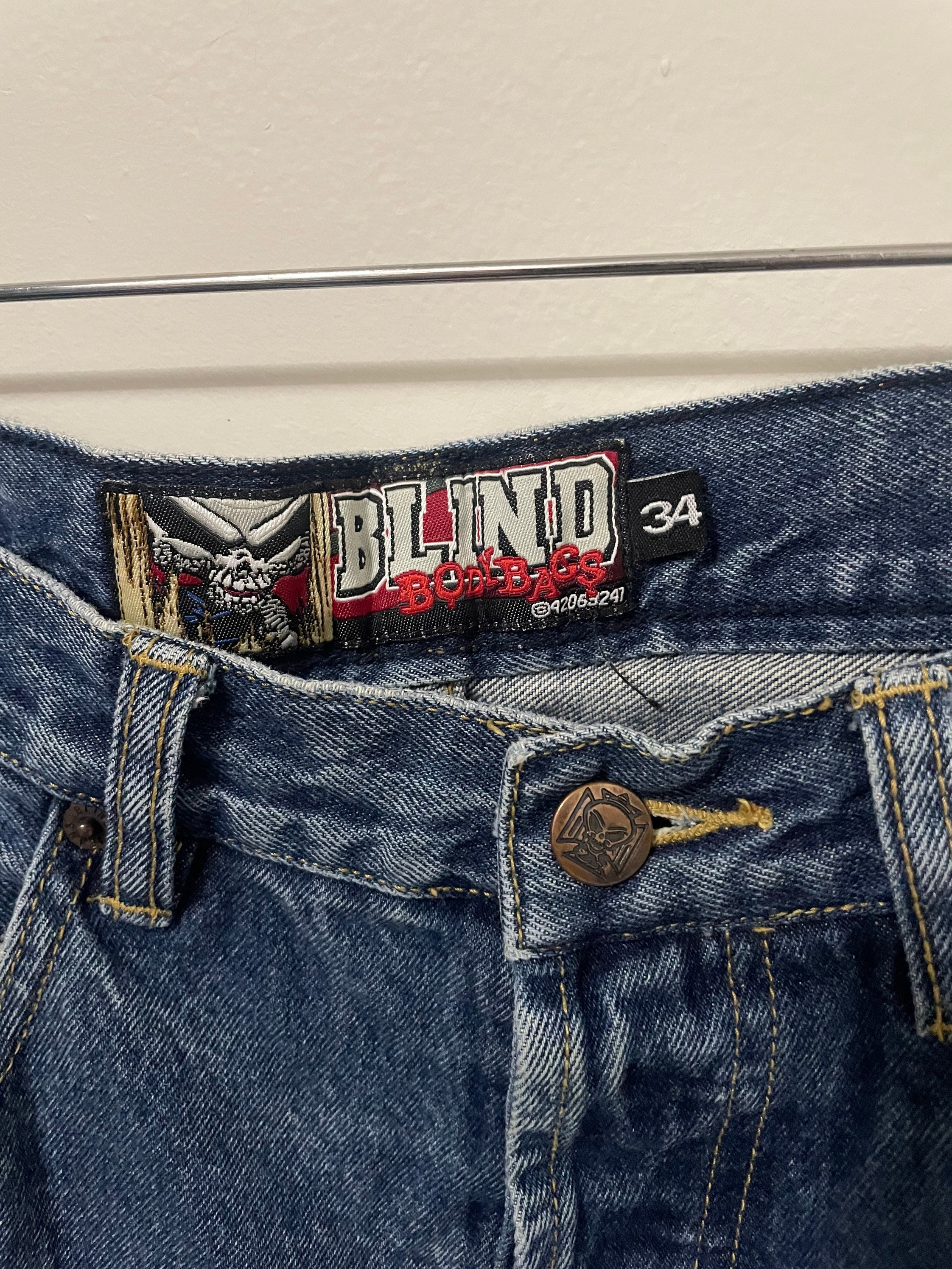 Vintage Blind Bodybags Jeans Skateboard Streetwear Denim Grail - Etsy