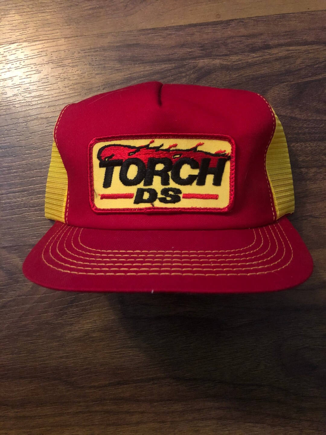 Vintage Torch Trucker Hat K Brand Snapback - Etsy