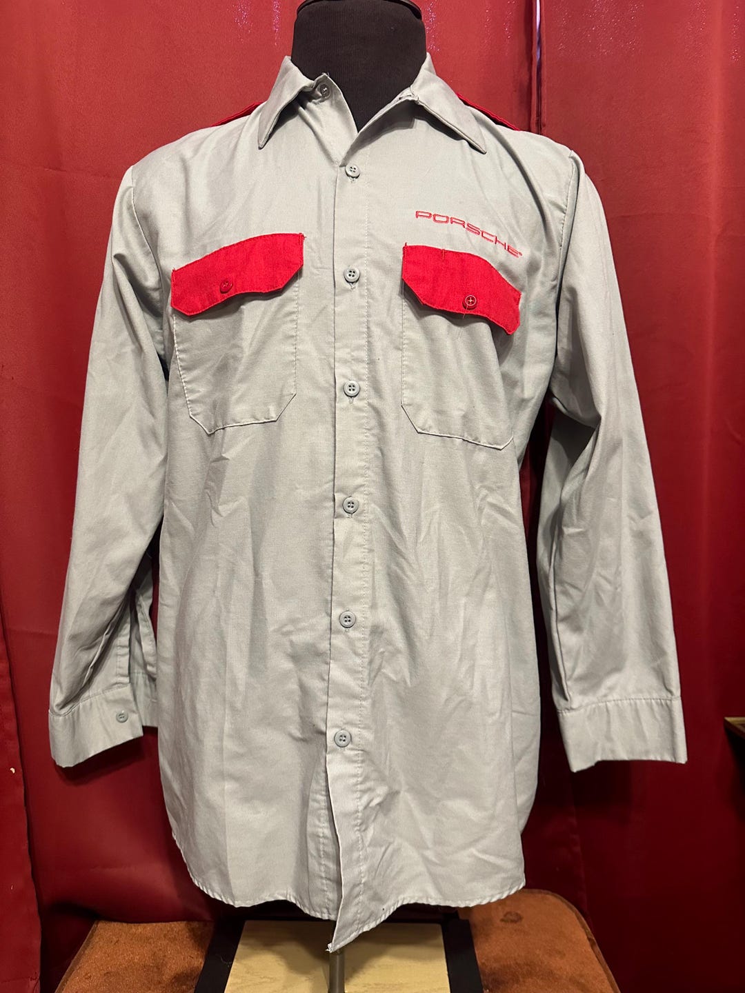 Vintage Porsche Dealership Mechanic Shirt 90’s Y2K Workwear Uniform ...