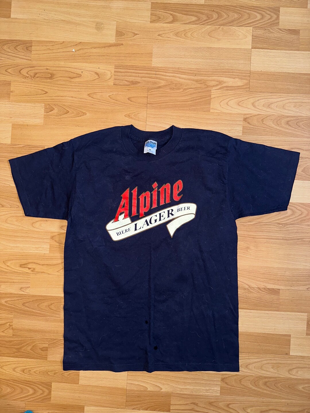 Vintage Alpine Lager Tshirt 90s Beer Promo Big Logo Spell Out - Etsy