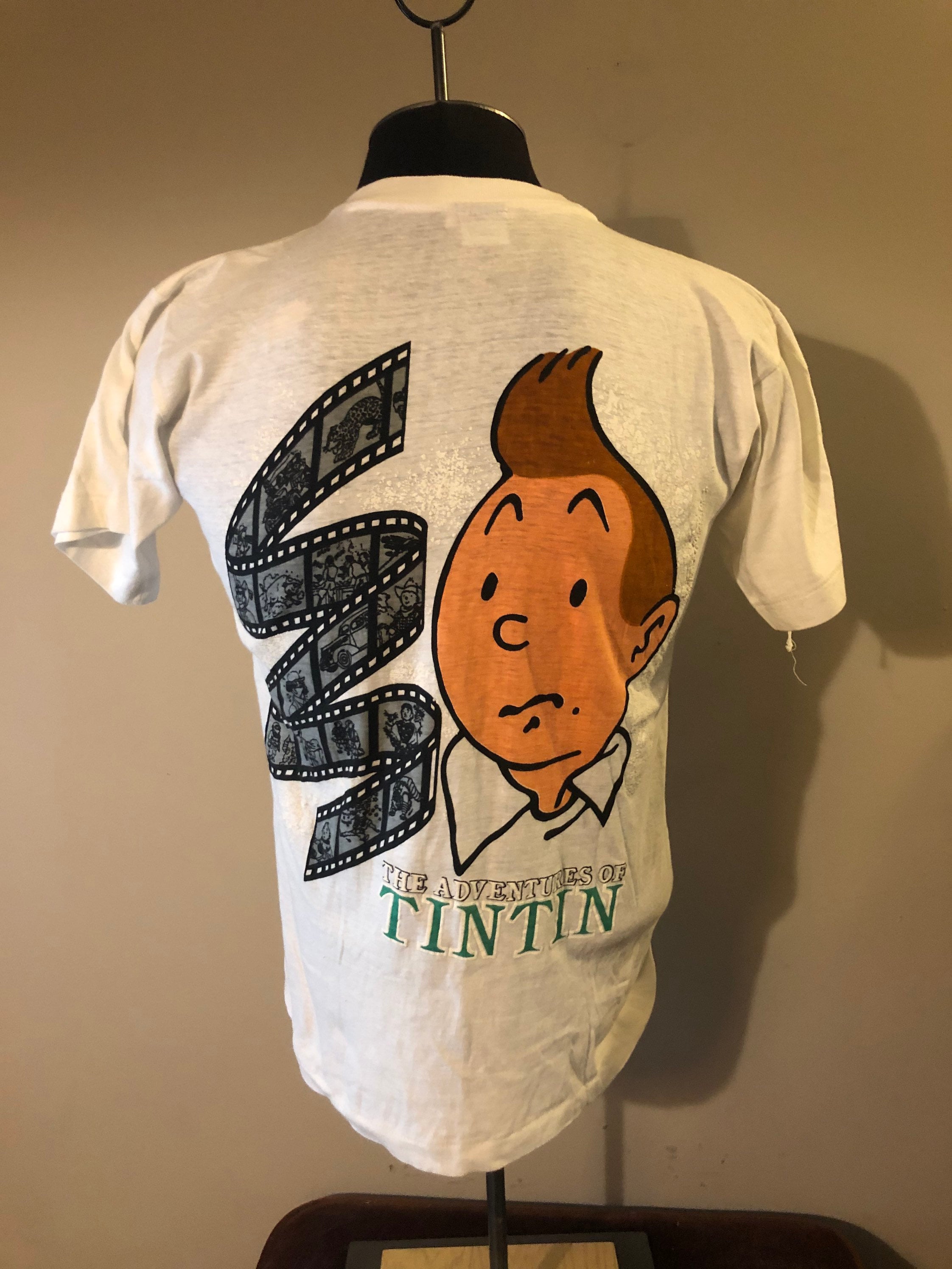 Vintage The Adventures of TinTin Shirt | Etsy