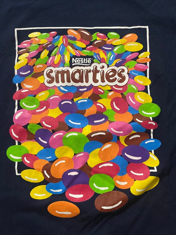 Vintage Smarties Candy Bar Tshirt Snack Tee Grail - Gem