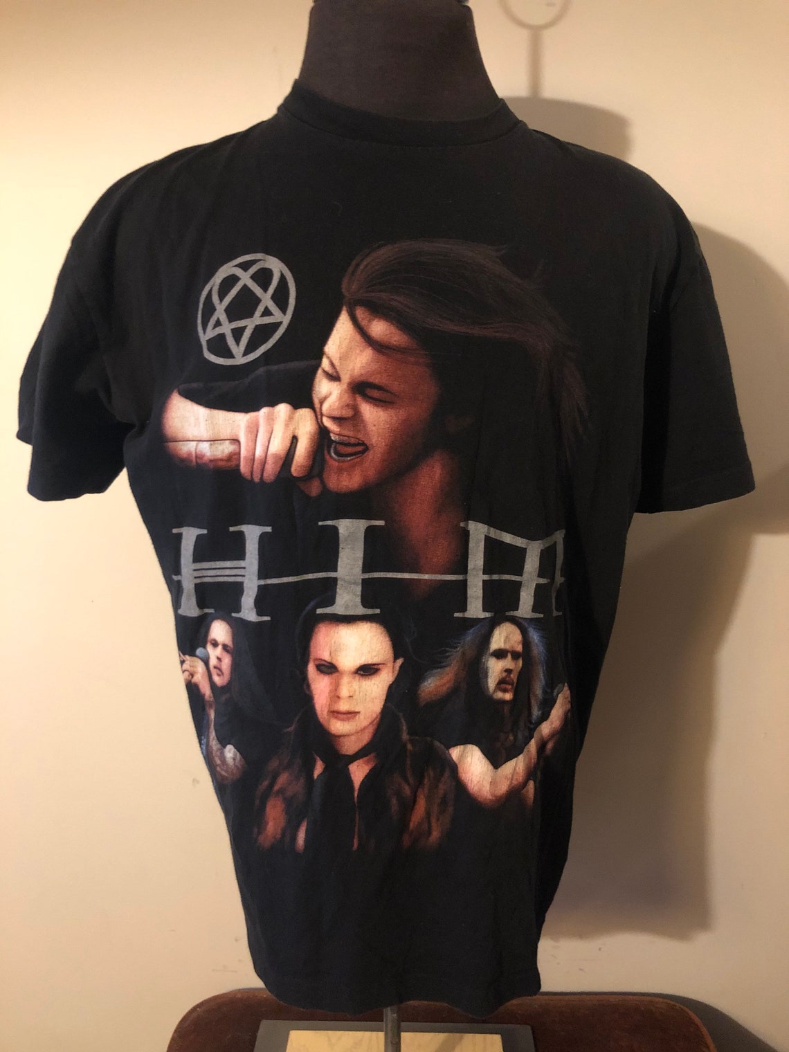 Vintage HIM Band Shirt Heartogram Rare Grail - Etsy