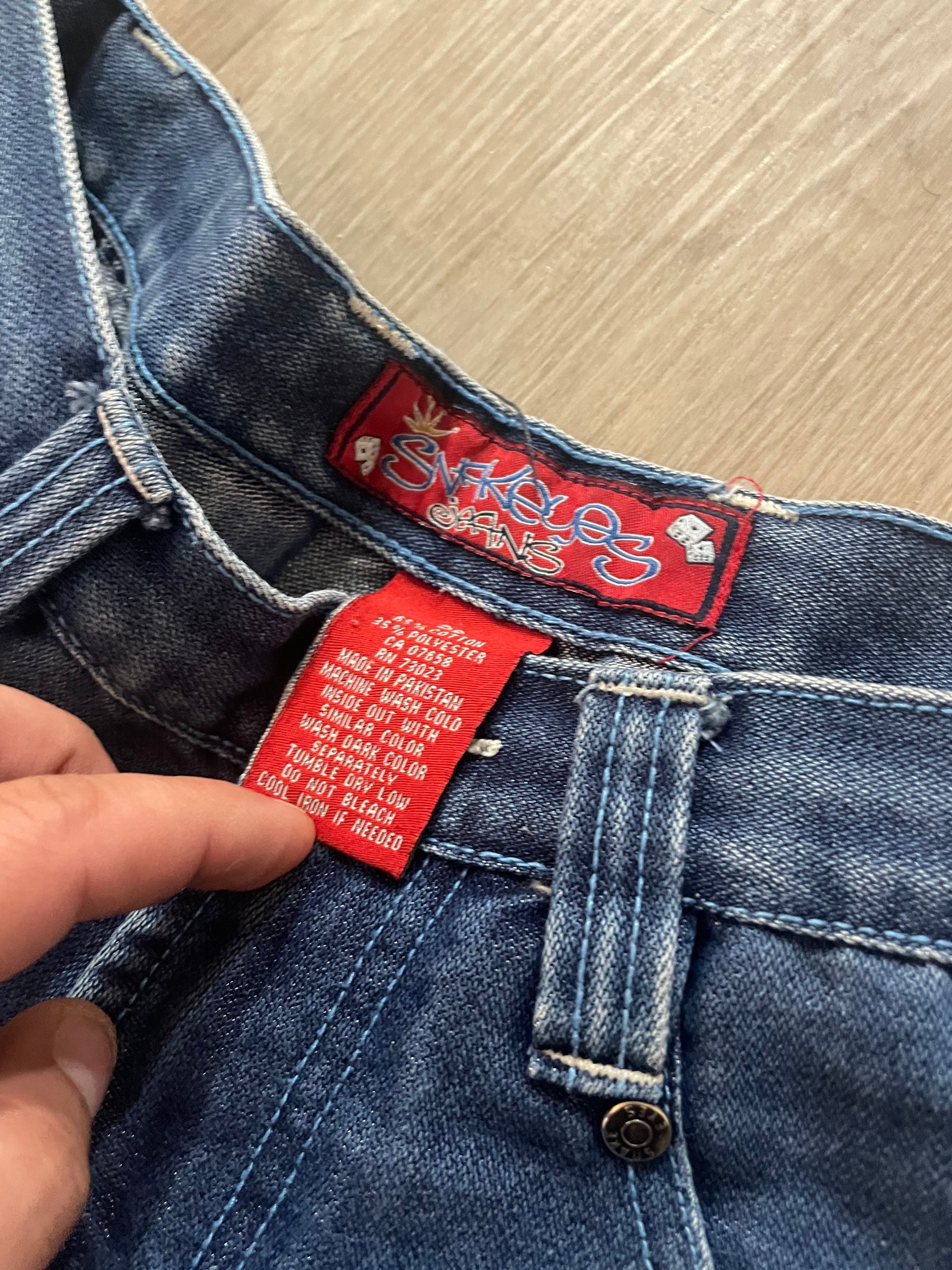 Vintage Snake Eyes Jeans Super Wide Leg Rave Pants 90s Skater Grail ...